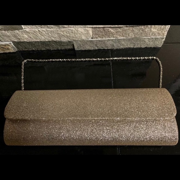 Payless | Bags | Payless Gold Glitter Purse Handbag Clutch | Poshmark